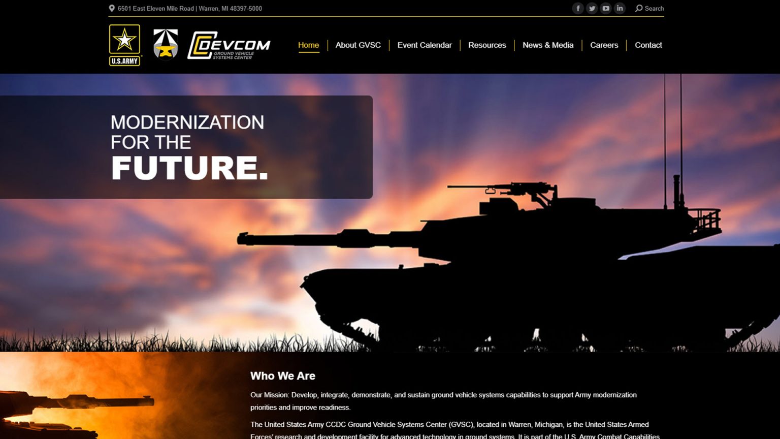 US Army Ground Vehicle Systems Center ~ LivePicture
